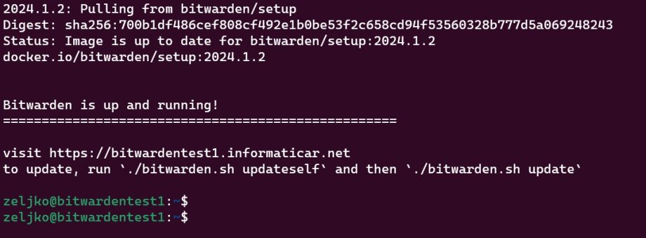 Installing on-premise Bitwarden on Ubuntu 22.04 | IT Blog