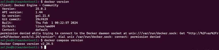 Installing on-premise Bitwarden on Ubuntu 22.04 | IT Blog