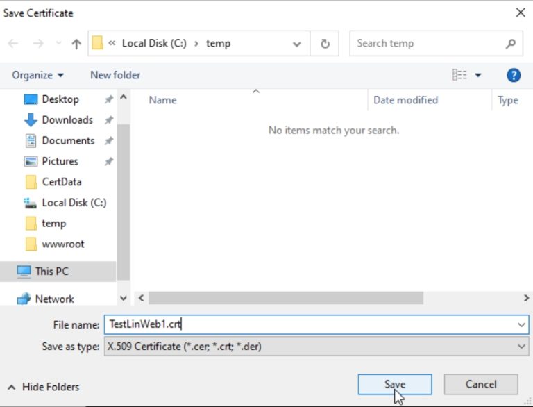 Implementing Two-Tier PKI – issuing Web Server certificate for Windows and Linux Web servers ...