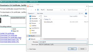 Implementing Two-Tier PKI – issuing Web Server certificate for Windows and Linux Web servers ...