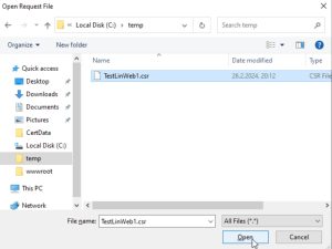 Implementing Two-Tier PKI – issuing Web Server certificate for Windows and Linux Web servers ...