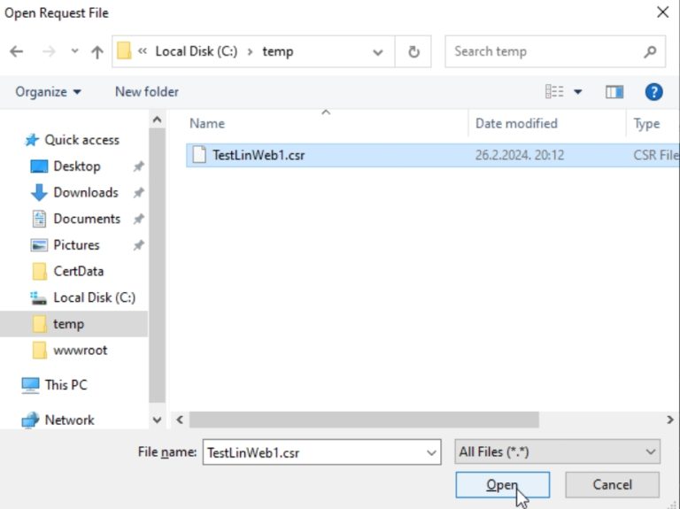 Implementing Two-Tier PKI – issuing Web Server certificate for Windows ...