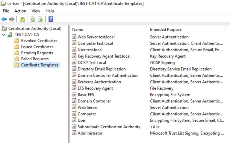Implementing Two Tier Pki On Windows Server 2022 Part 7 It Blog