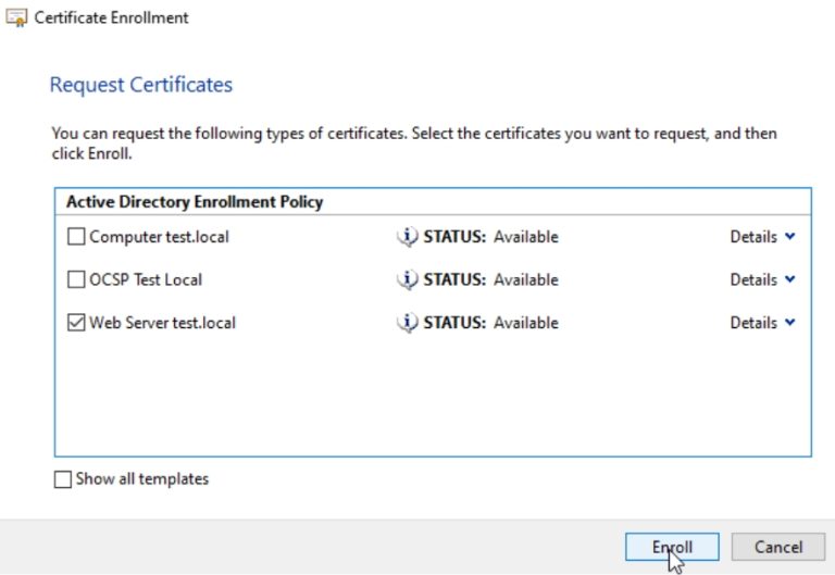 Implementing Two-Tier PKI on Windows Server 2022 – Part 7 | IT Blog