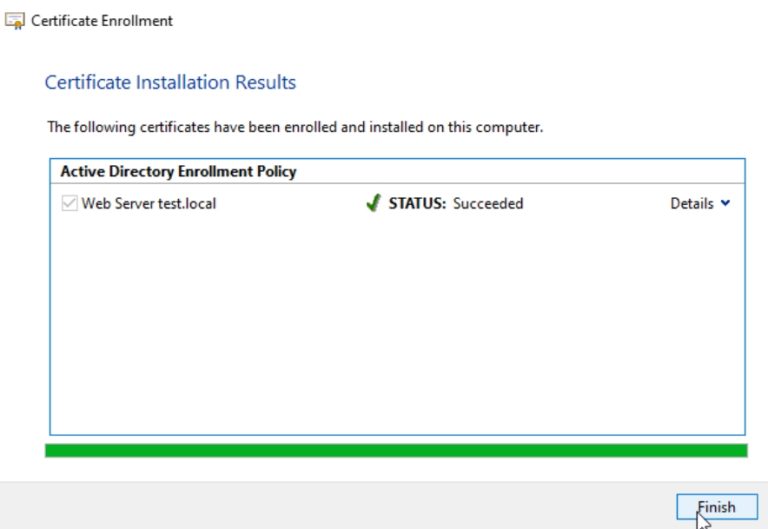 Implementing Two-Tier PKI – issuing Web Server certificate for Windows and Linux Web servers ...