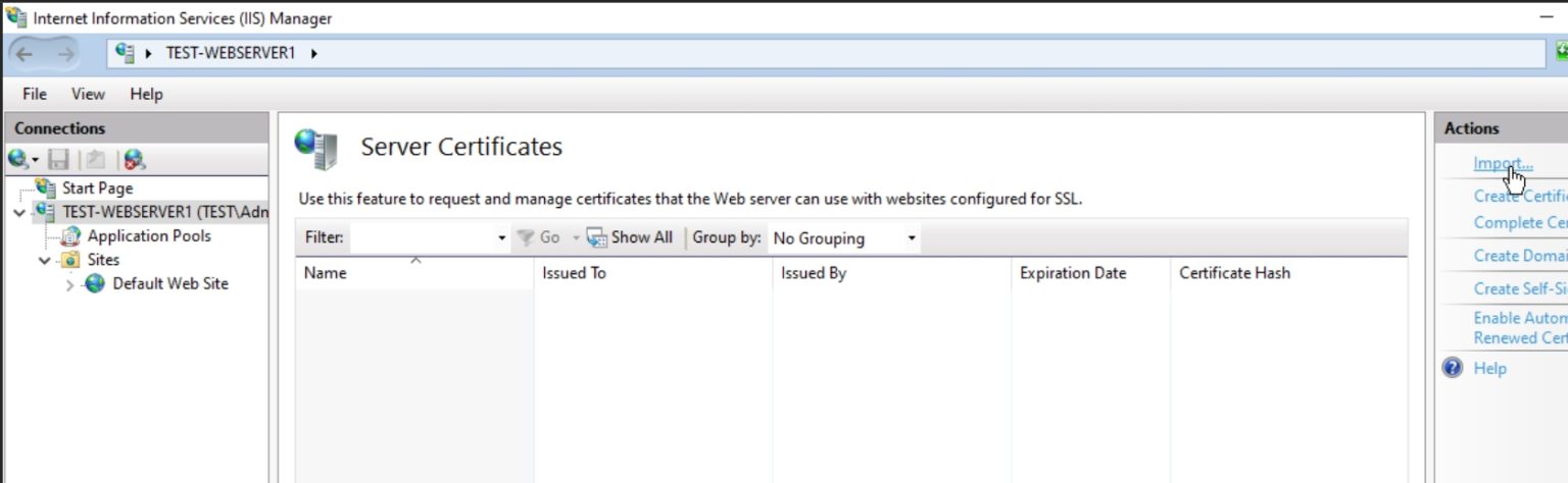 Implementing Two-Tier PKI – issuing Web Server certificate for Windows and Linux Web servers ...