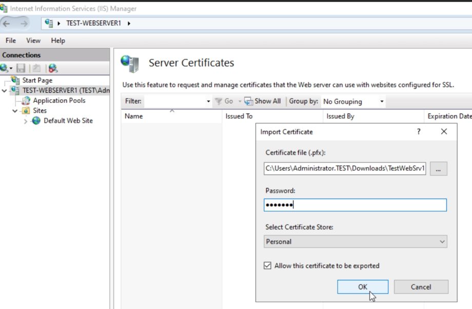 Implementing Two-Tier PKI – issuing Web Server certificate for Windows and Linux Web servers ...