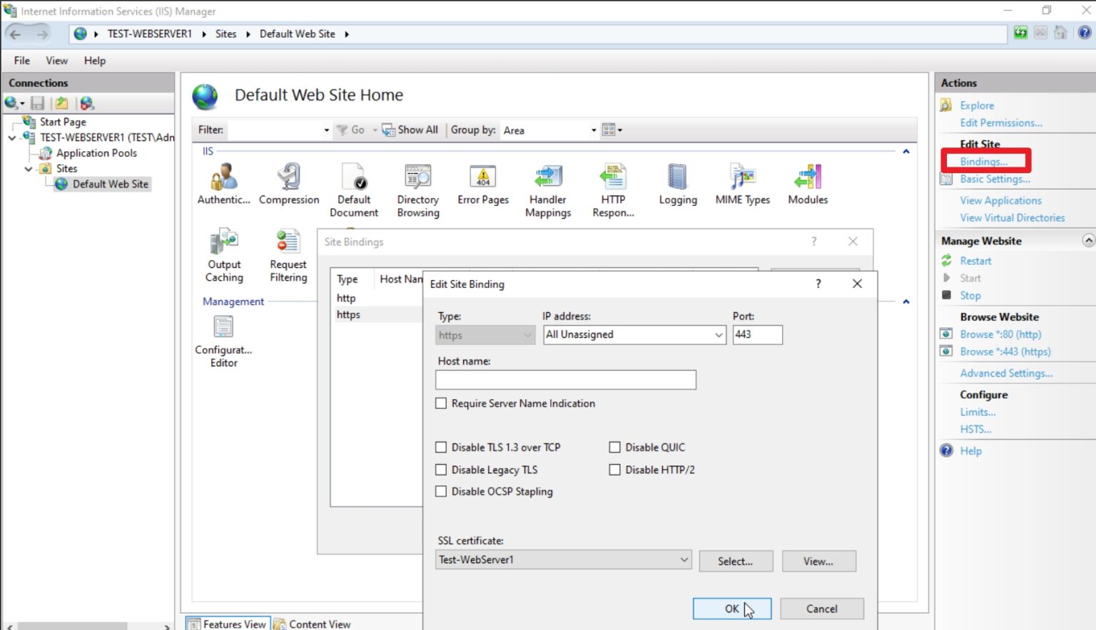 Implementing Two-Tier PKI – issuing Web Server certificate for Windows and Linux Web servers ...