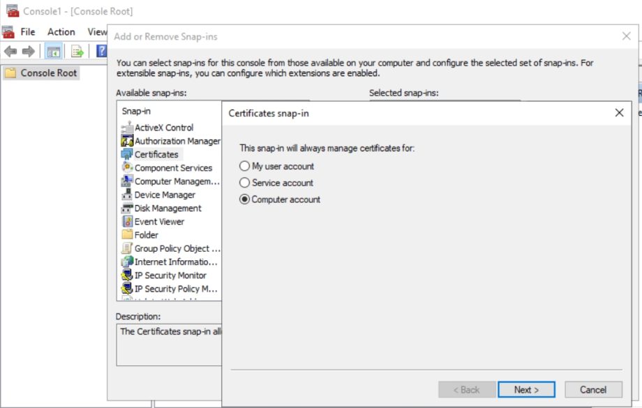 Implementing Two-Tier PKI – issuing Web Server certificate for Windows ...