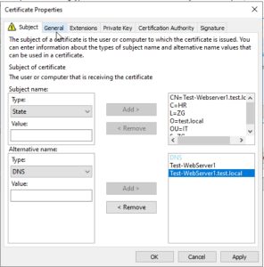 Implementing Two-Tier PKI – issuing Web Server certificate for Windows and Linux Web servers ...